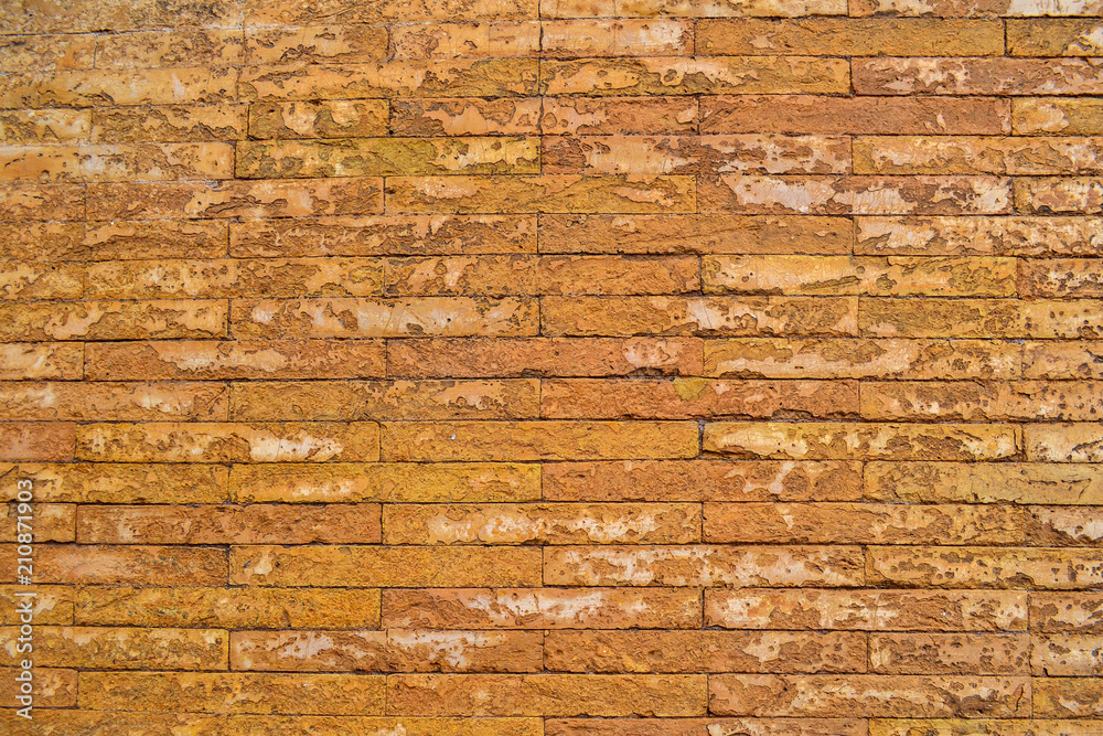 Ancient Roman brickwork. Bricks, Roman concrete, Rome. Stock Photo ...
