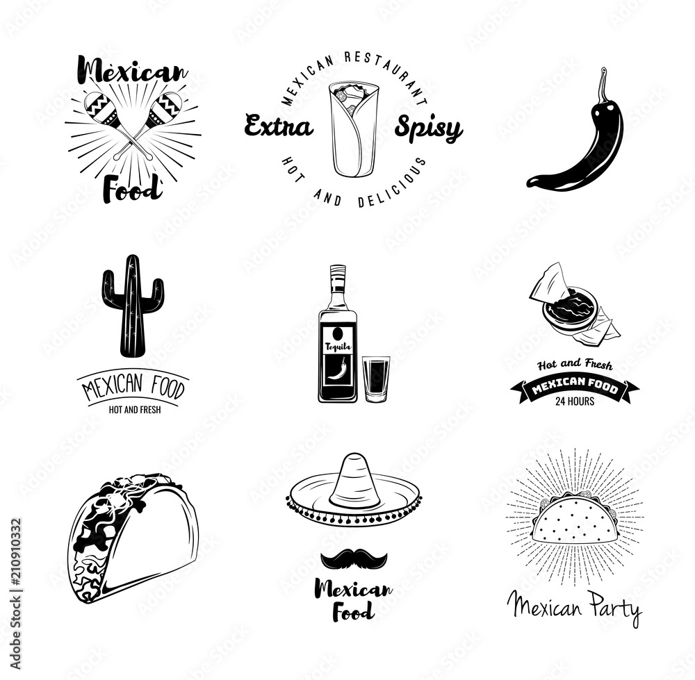 Mexican Restaurant Symbols