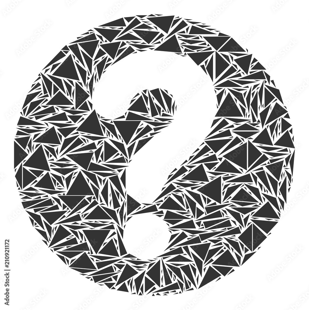 Query collage of triangle elements in variable sizes and shapes. Vector ...