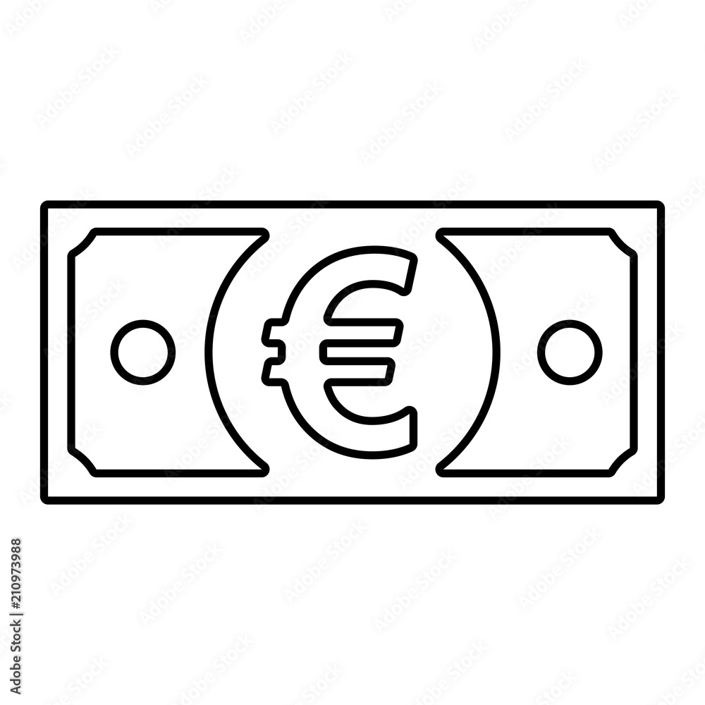 Icon - Geldschein Stock Vector | Adobe Stock