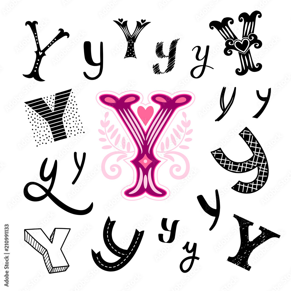 Letter Y Styles