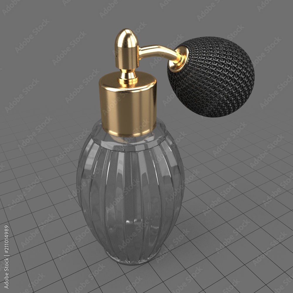 Vintage perfume bottle Stock 3D asset | Adobe Stock