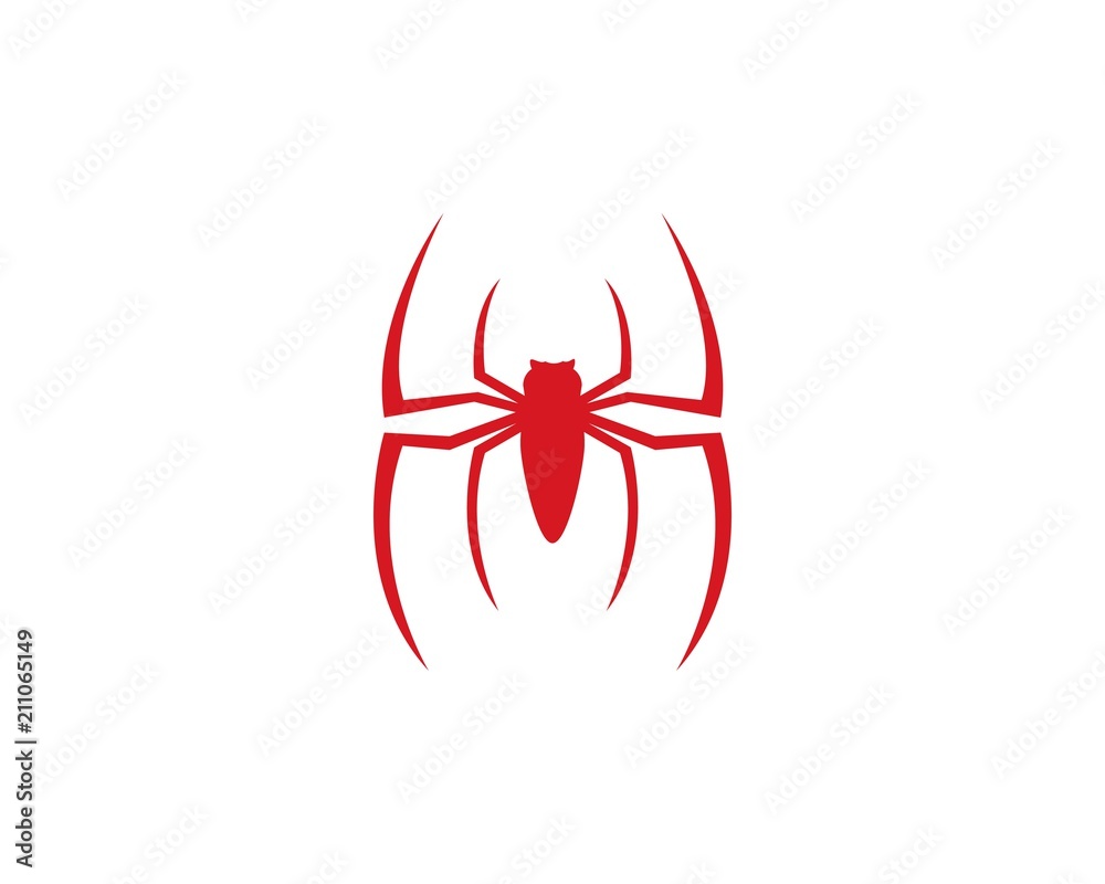 spider logo vector Stock Vector | Adobe Stock