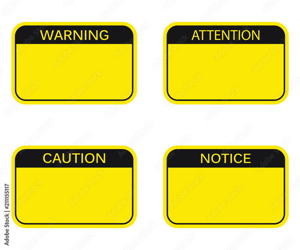 Blank Attention Sign