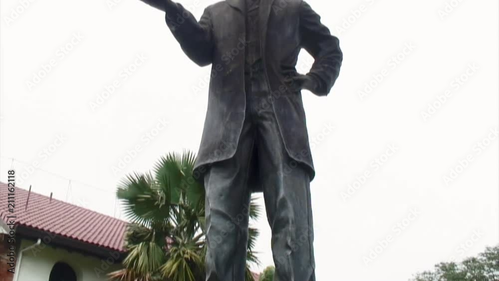 Focus View Of Beautiful Statue Manila, Philippines Stock Video | Adobe ...