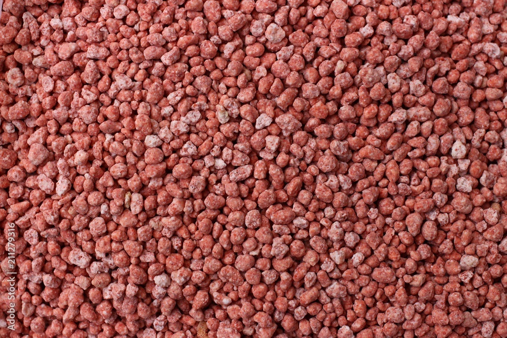Mineral fertilizer with phosphorus in red Stock Photo | Adobe Stock