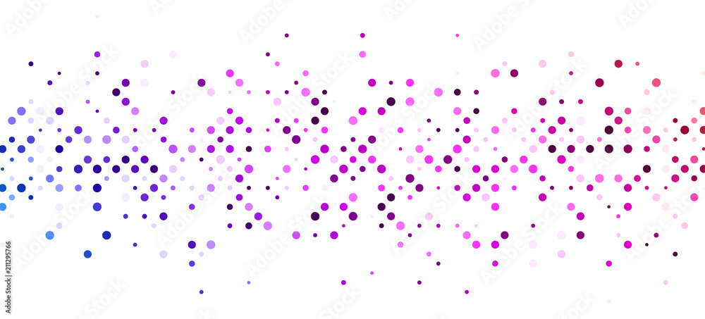 White background with colorful dotted pattern. Stock Vector | Adobe Stock