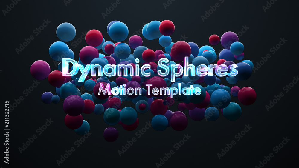 Dynamic Spheres Stock Template | Adobe Stock