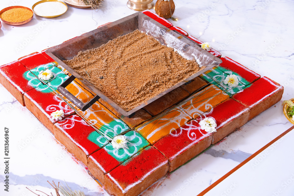 Indian Traditional Homam Stock Photo | Adobe Stock