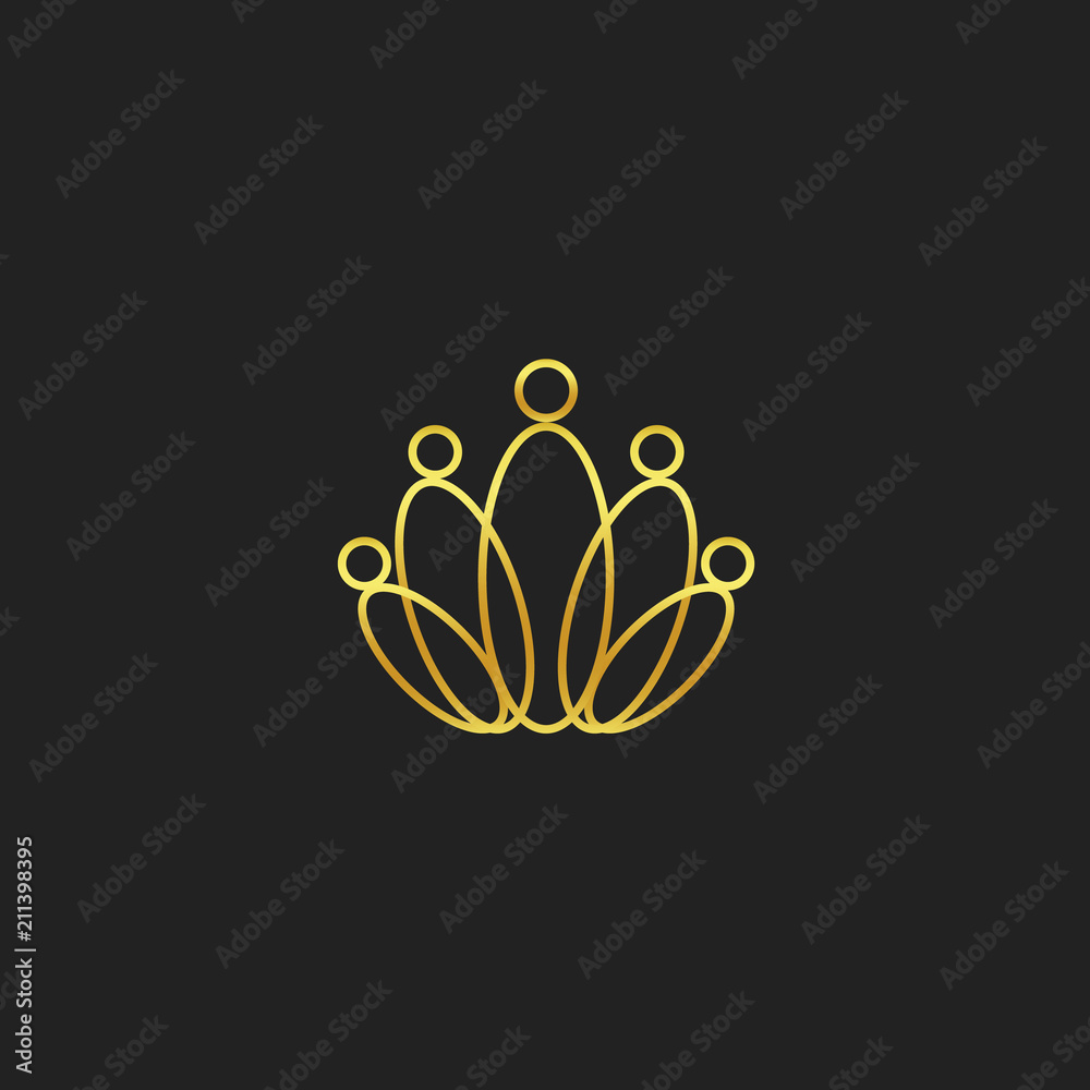 Golden crow, people unity symbol, royal school, government sign ...