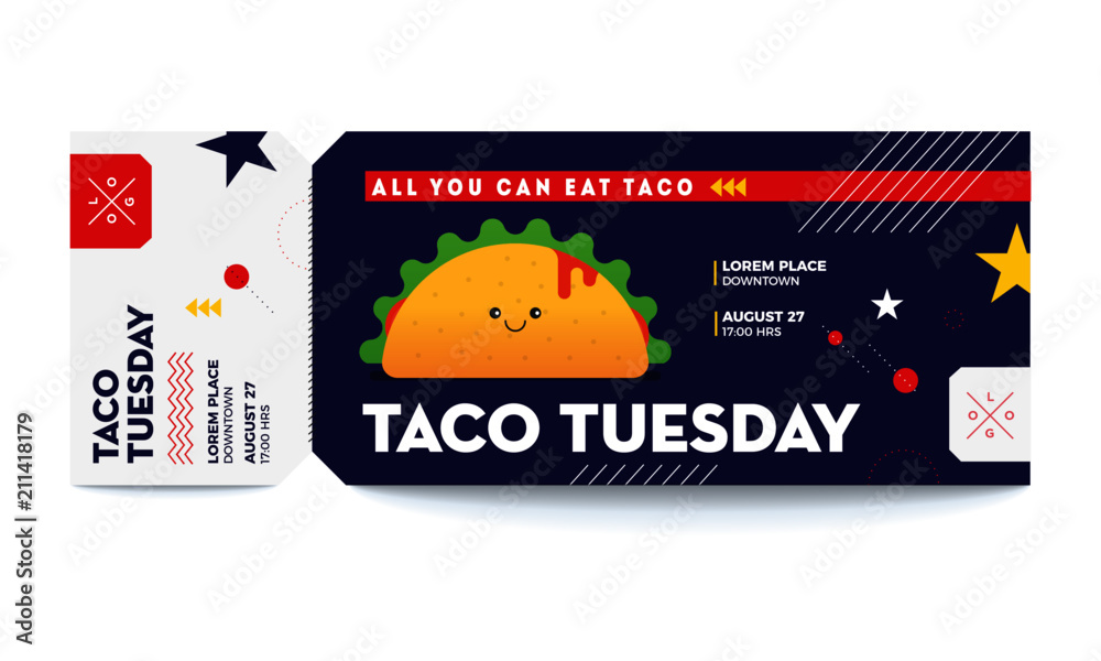 Taco Tuesday Giveaway Food Voucher. All you can eat taco. Taco Tuesday ...