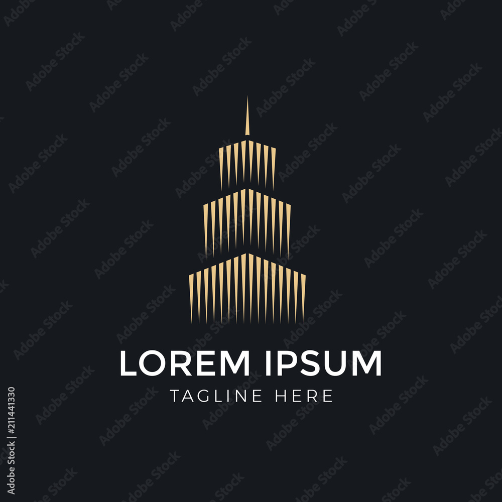 Logo template real estate, apartment, bulding, condo, house, rental ...