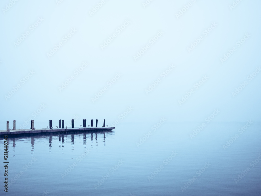 Pier Lake dock water background blue Nature landscape Stock Photo ...