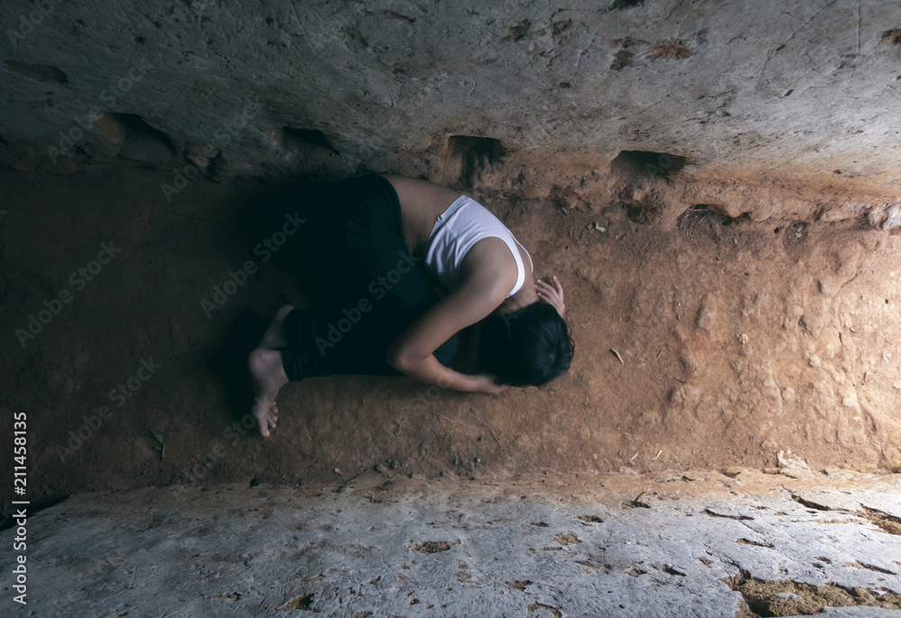 Violence and rape concept,concept photo of sexual assault,traumatized ...