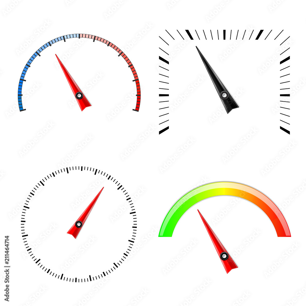 Universal gauge scales Stock Vector | Adobe Stock
