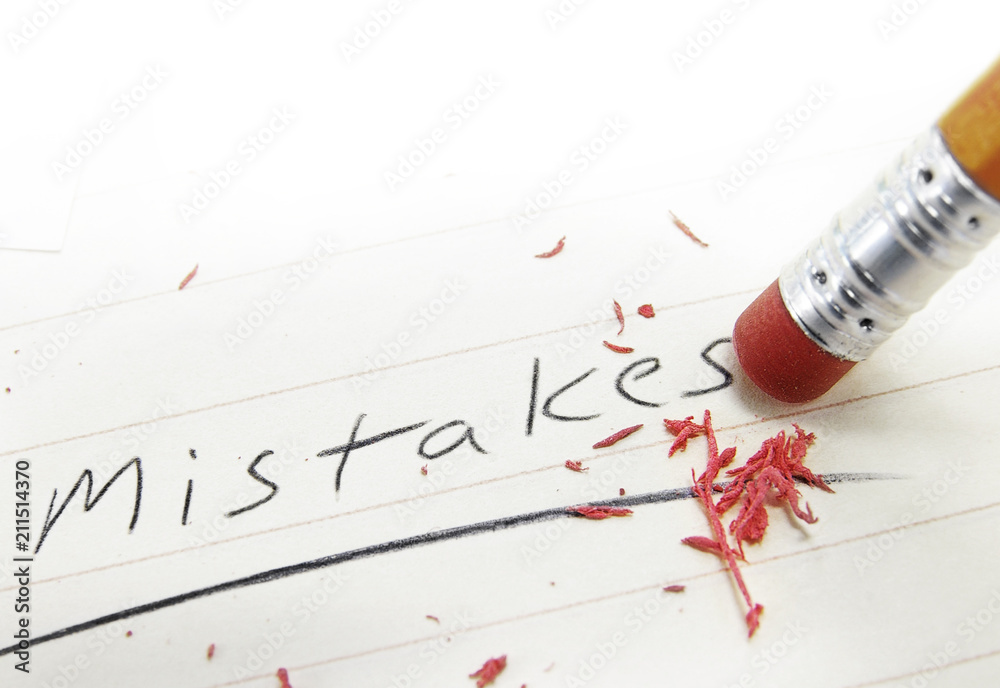 Fixing a mistake Stock Photo | Adobe Stock