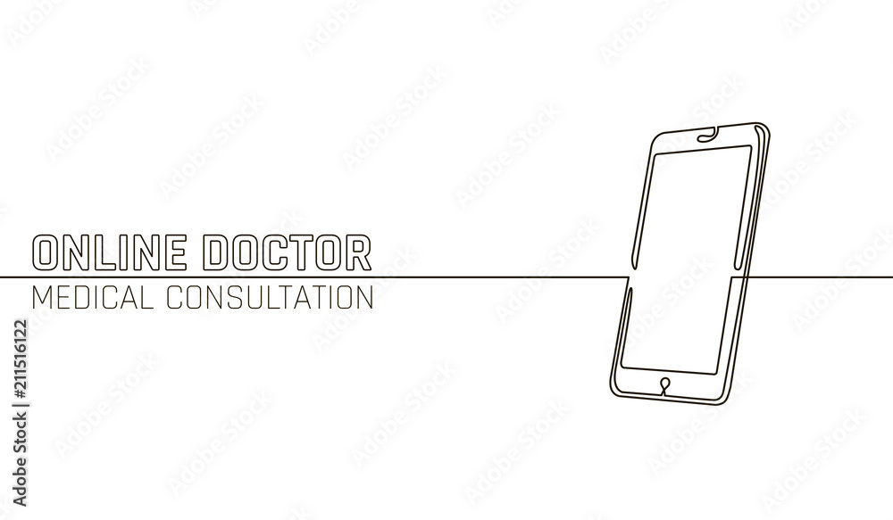 Doctor online medical app mobile applications. Digital healthcare ...