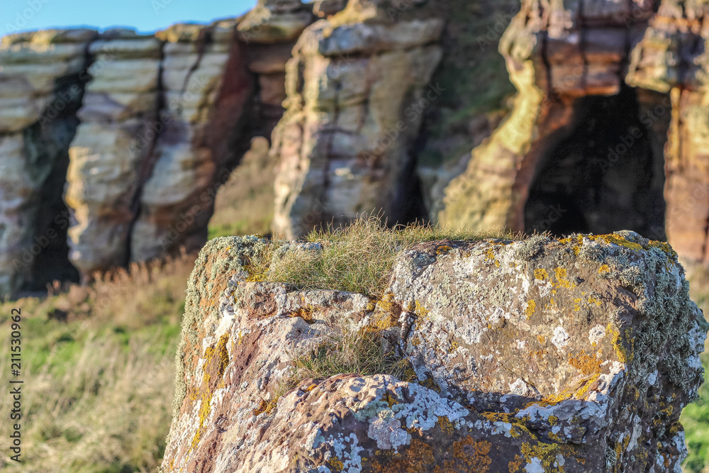 Caiplie Caves, Fife Coastal Path 28 Stock Photo | Adobe Stock