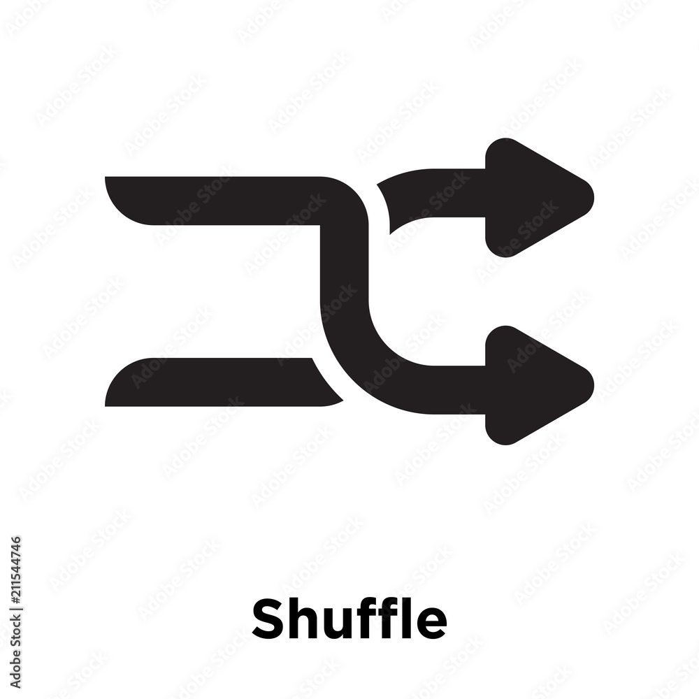 Shuffle Icon Vector