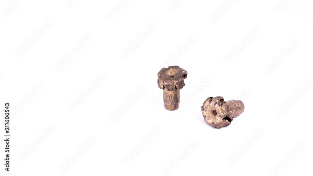 Shot & Expanded Bullet Tips Stock Photo | Adobe Stock