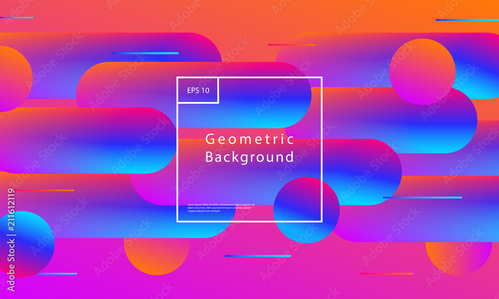 Abstract gradient vector background design with geometry minimal ...