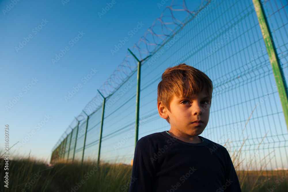 Sad Mexican Child