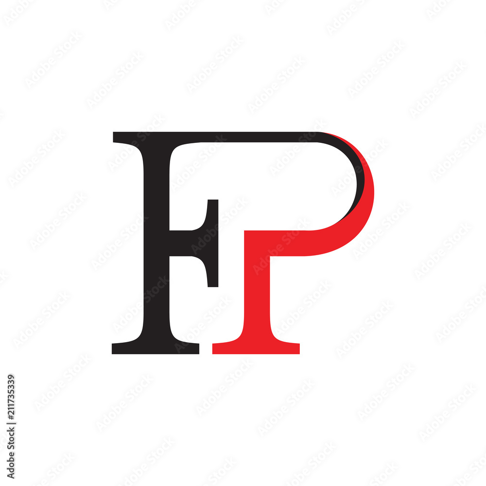 FP logo letter design Stock Vector | Adobe Stock