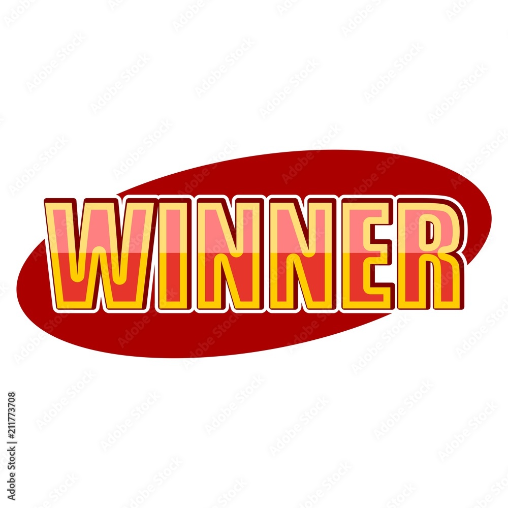 Winner sign, logo, icon Stock Vector | Adobe Stock