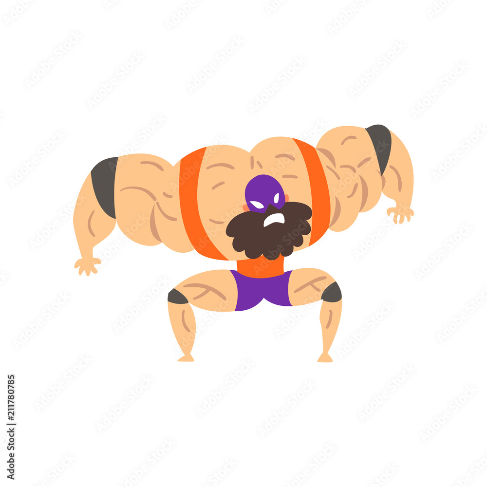 Masked wrestling fighter character, professional wrestler of ...