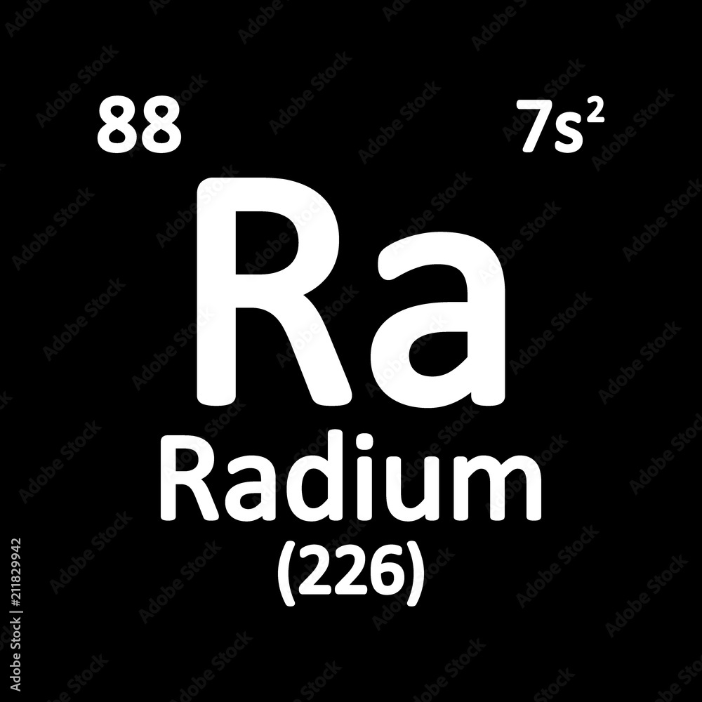 Poster Periodic table element radium icon. – Wall Art | UkPosters