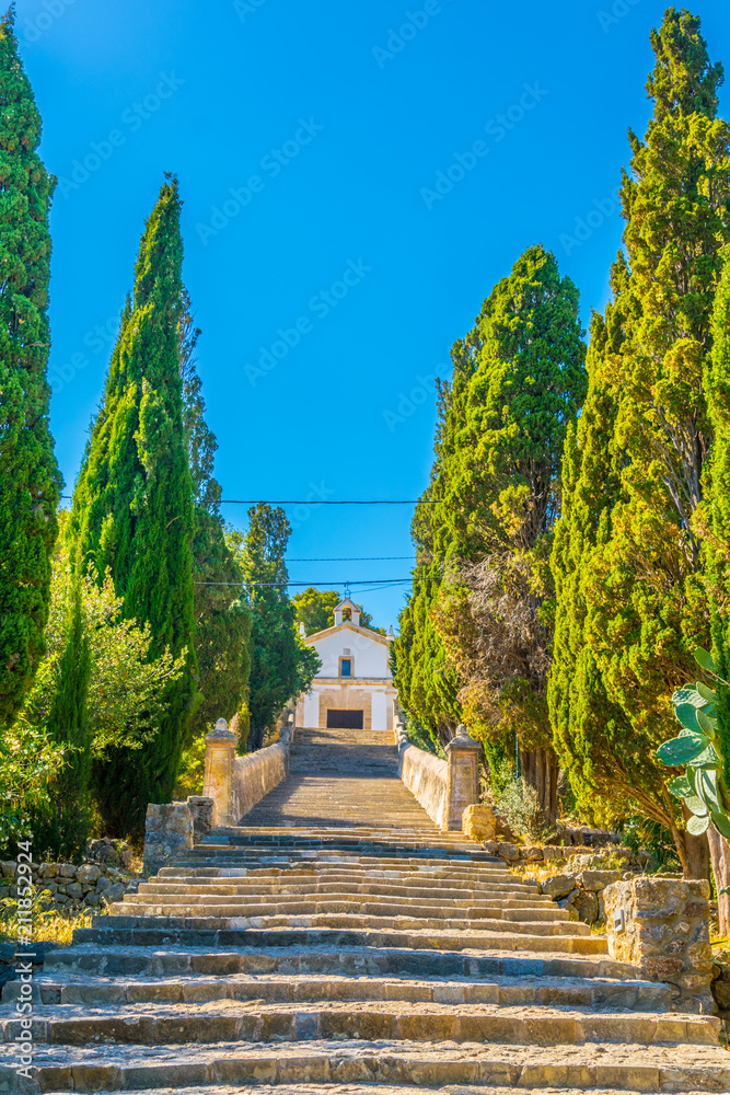 365 steps of Carrer del Calvari stairway leading to the El Calvari ...