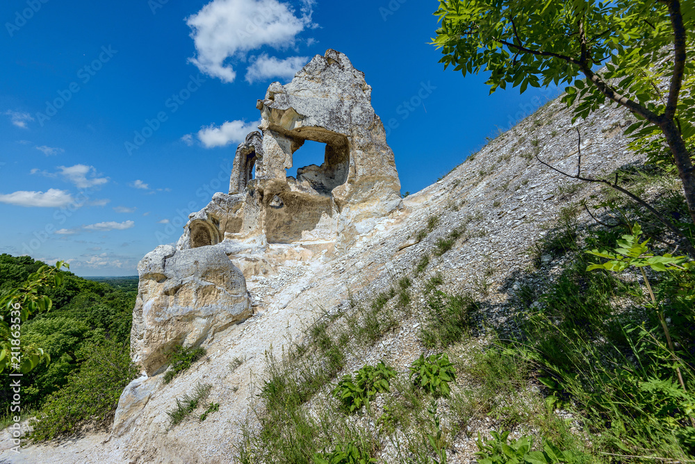 Milovye "Divas" stand like stone pillars and are not destroyed under ...