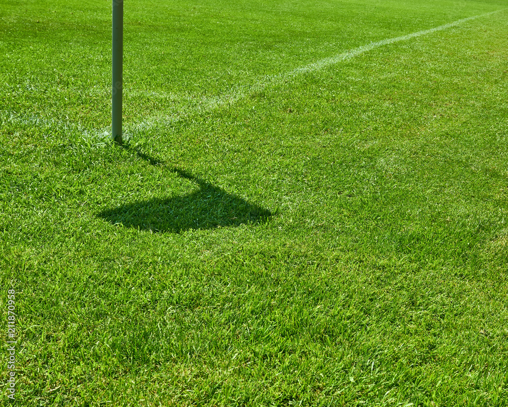 Corner flag shadow Stock Photo | Adobe Stock