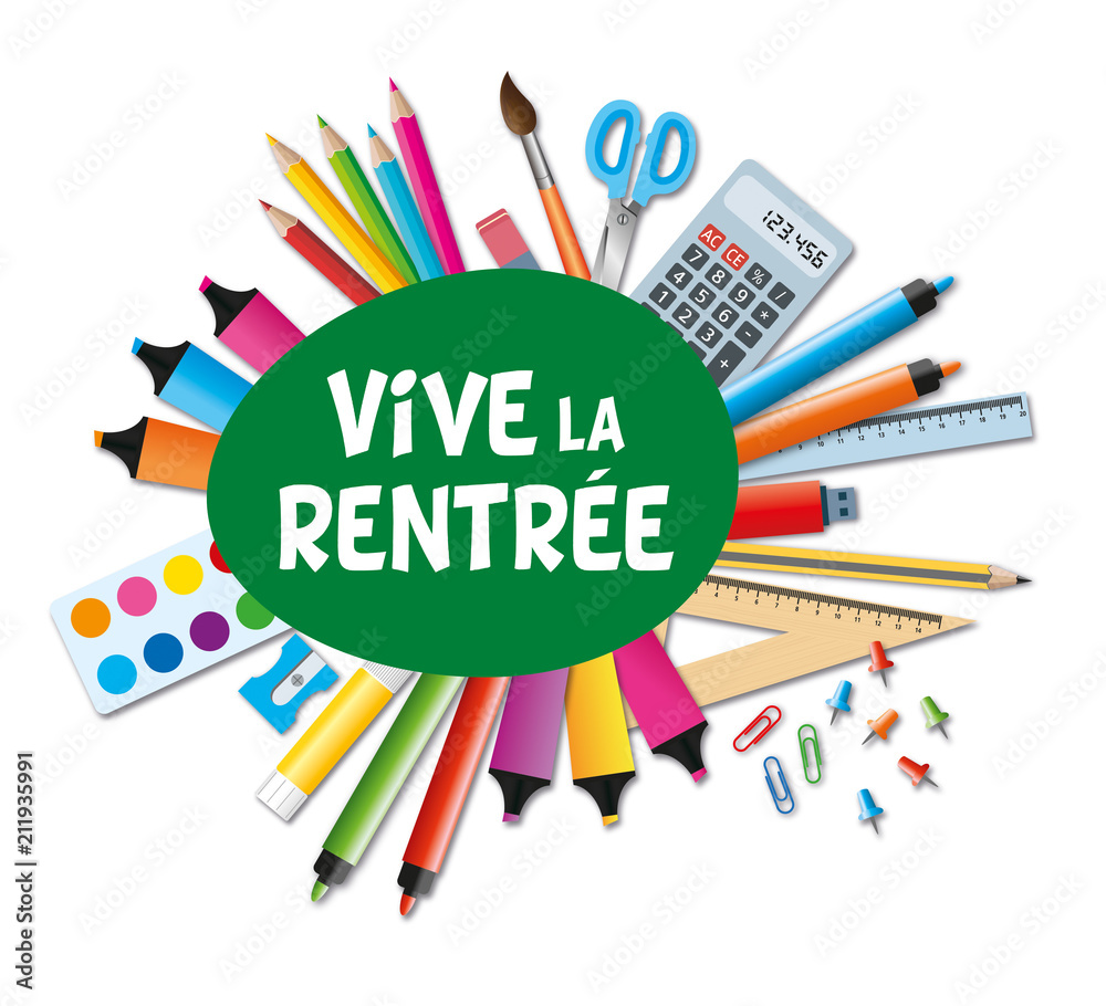 Vive la rentrée-1 Stock Vector | Adobe Stock