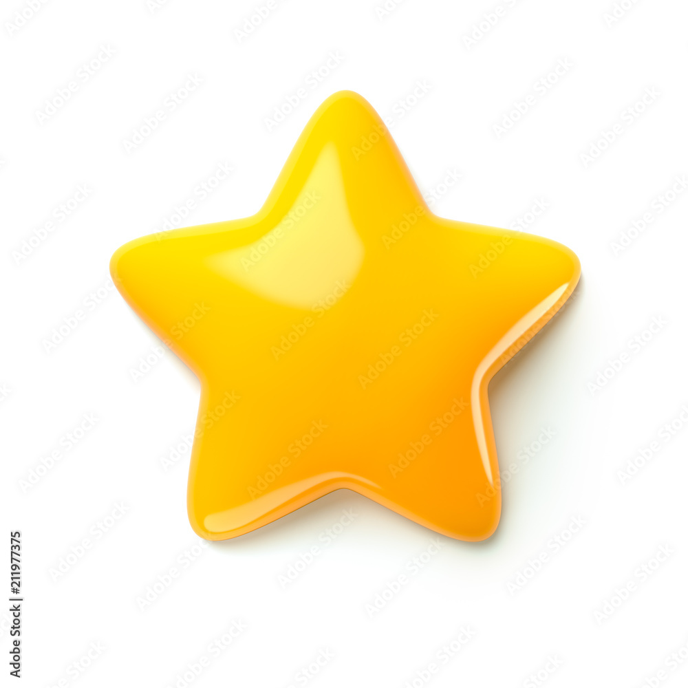 3d render star icons. icon design for game, ui, banner, design for app ...