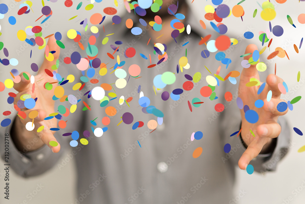 confetti Stock Photo | Adobe Stock