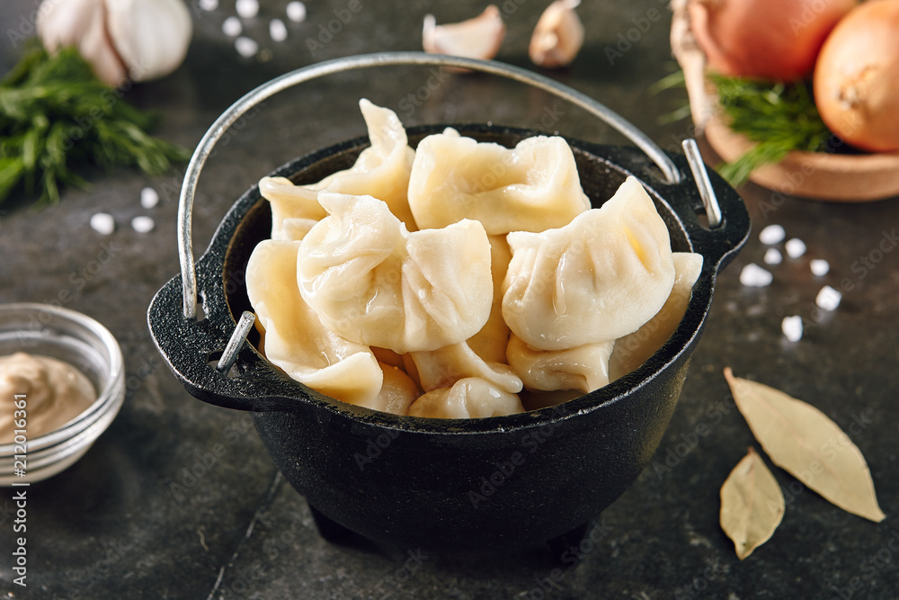 Dumplings Jiaozi, Dimsum, Momo or Ha Gao Stock Photo | Adobe Stock