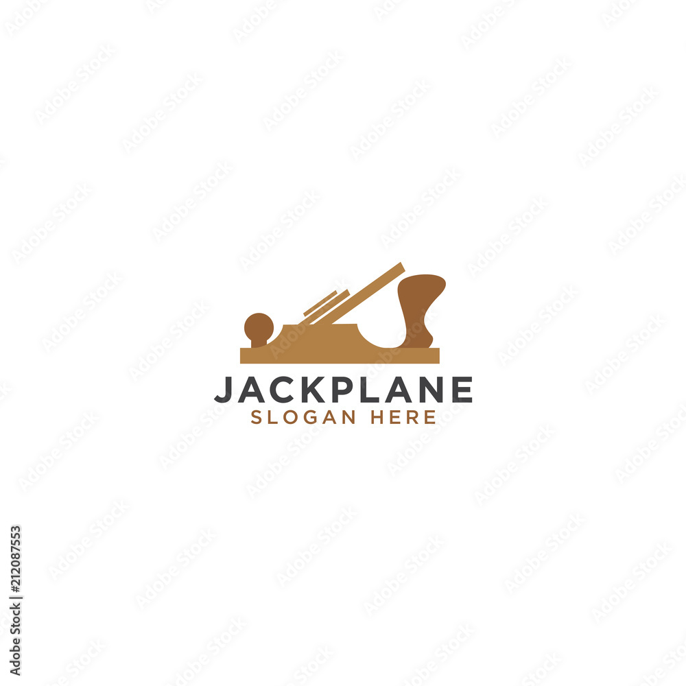 Jack plane logo design template Stock Vector | Adobe Stock