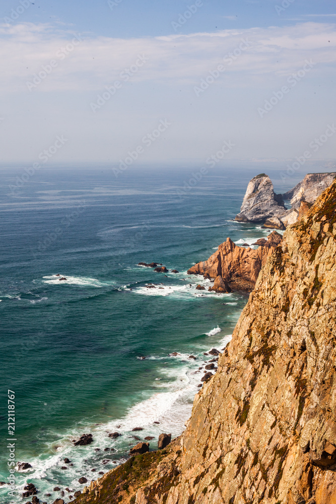 Cape Roca. Cabo da Roca. Westernmost extent of mainland Portugal ...
