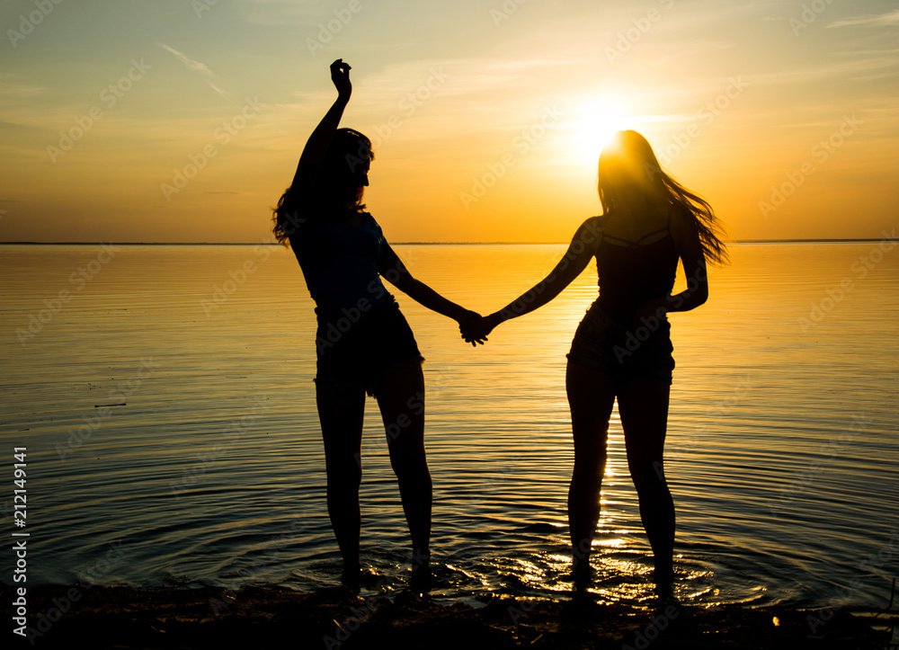 Two Girls At The Beach