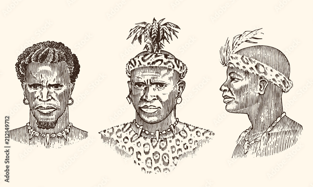 Vintage African Natives
