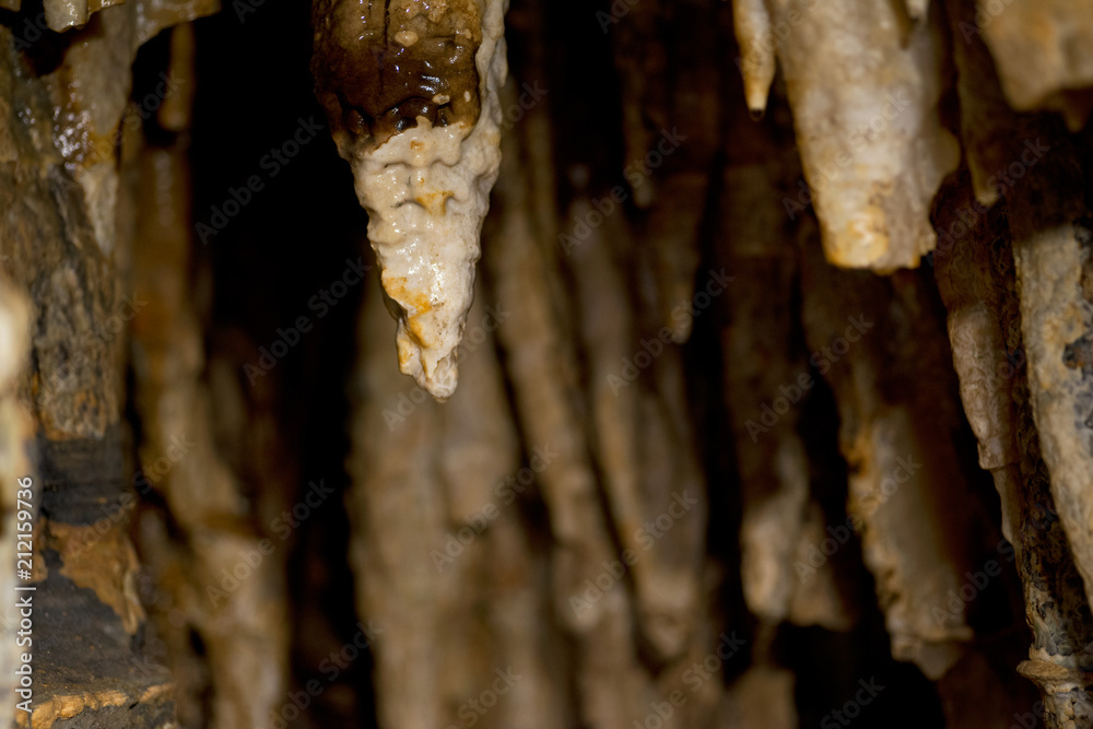 Inside Cave of the Mounds, a natural limestone cave located near Blue ...