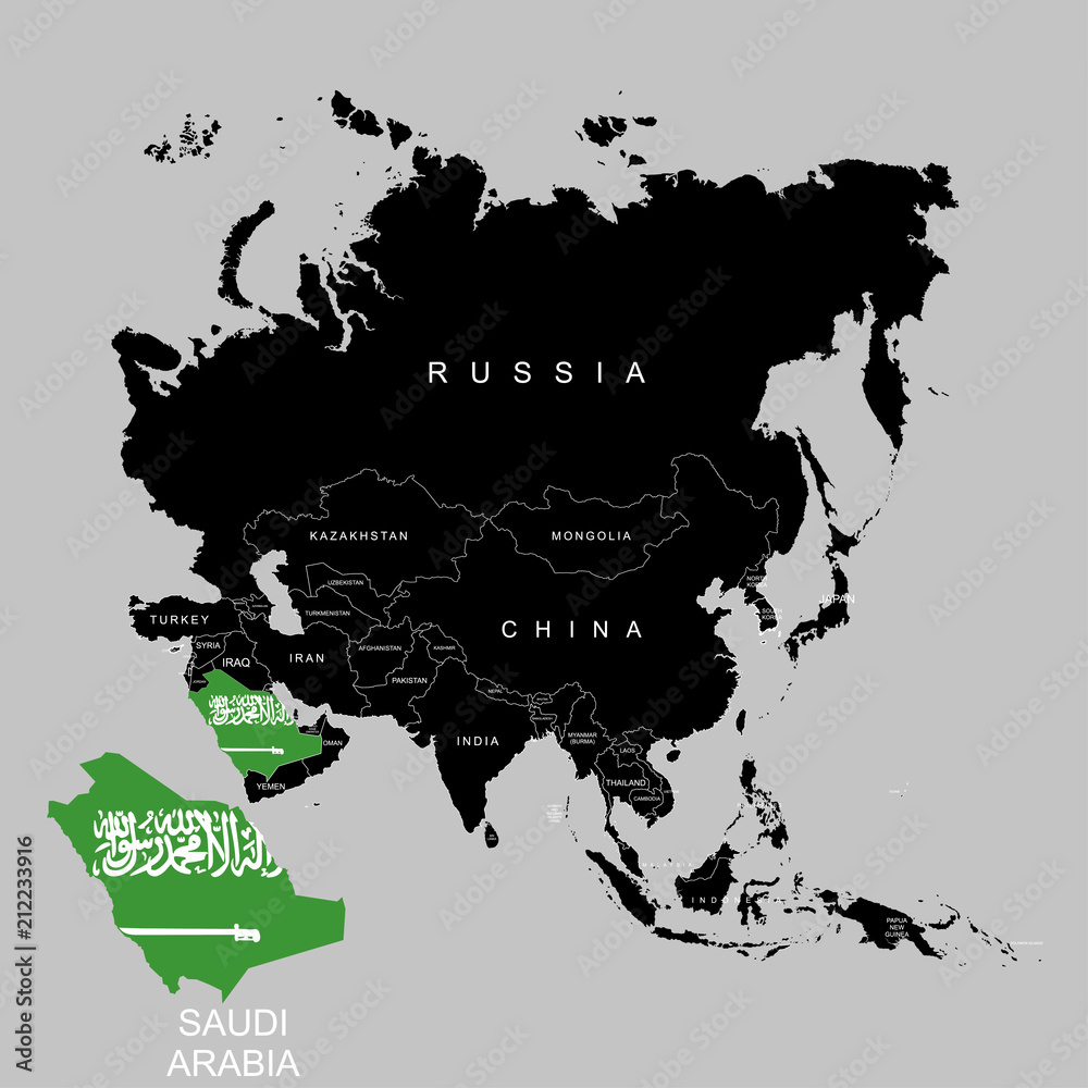 Asia Continent Clip Art