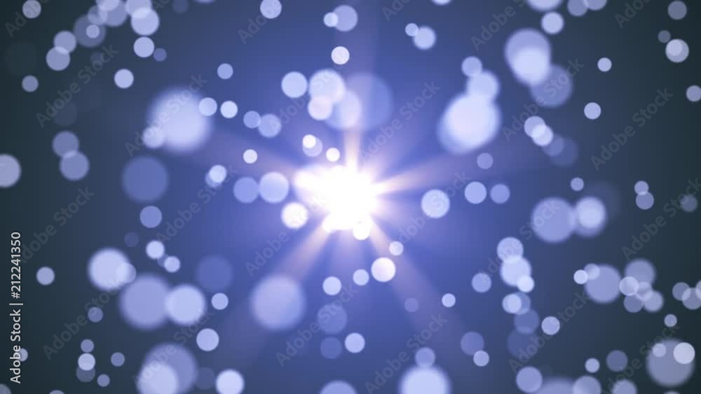 Video „abstract soft moving blinking circle background with star shine ...