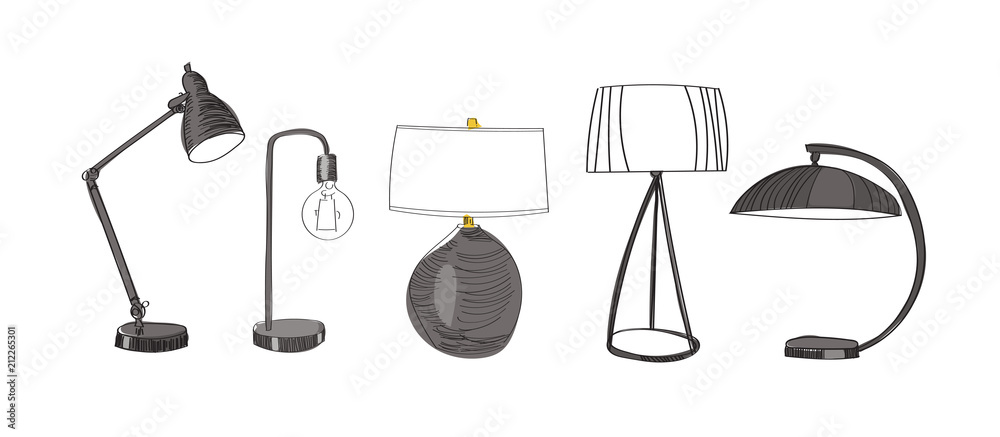 Table Lamp Design Drawing