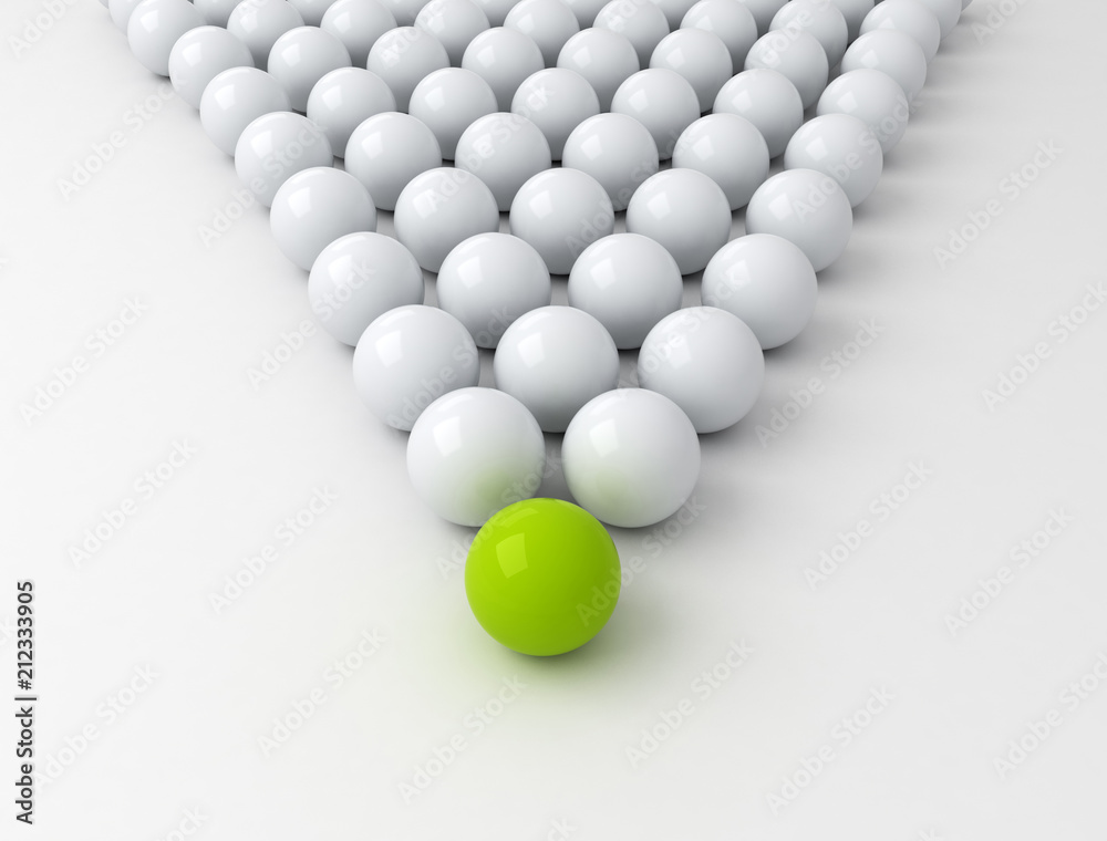Odd one out, illustration Stock Photo | Adobe Stock