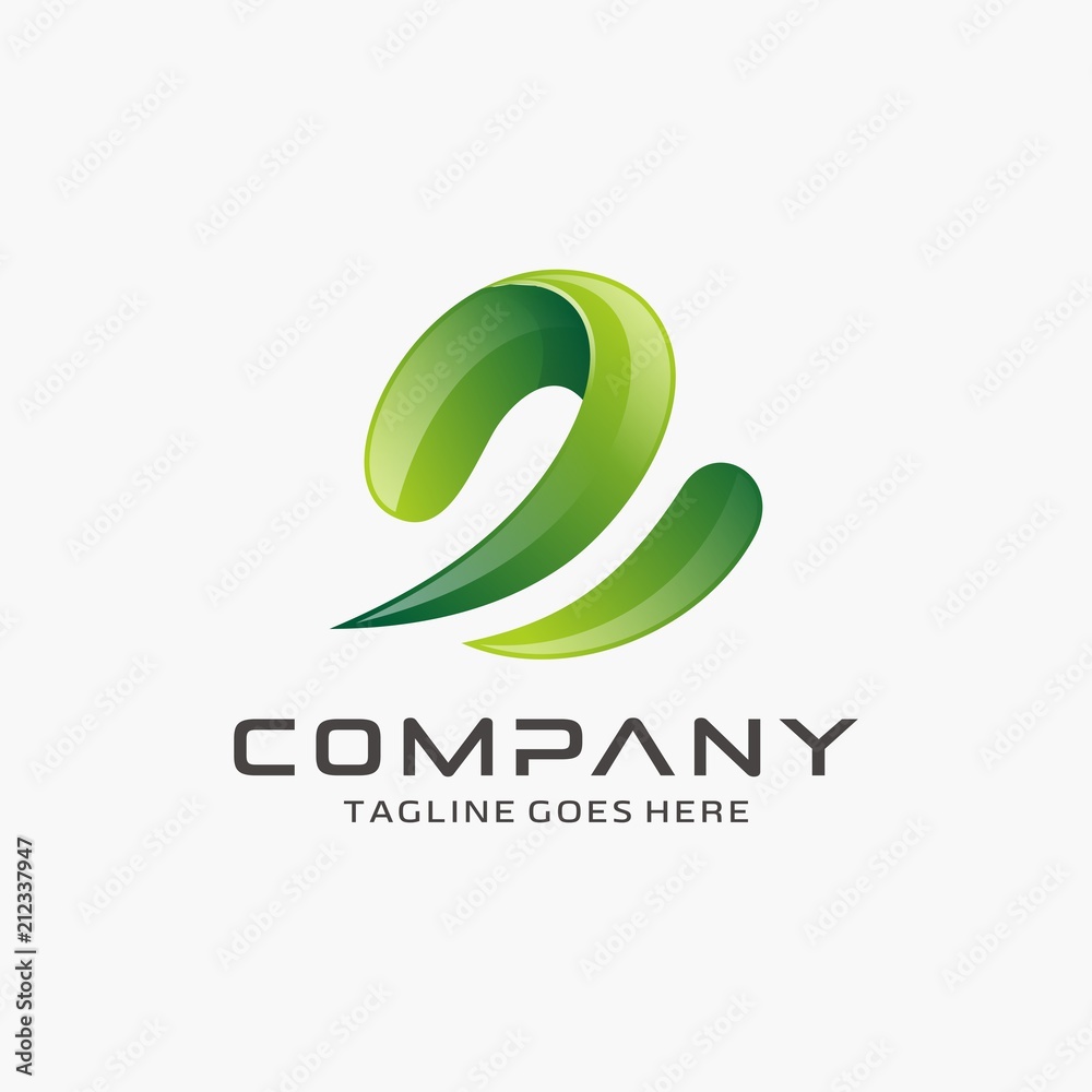 3D Letter E logo Stock Vector | Adobe Stock