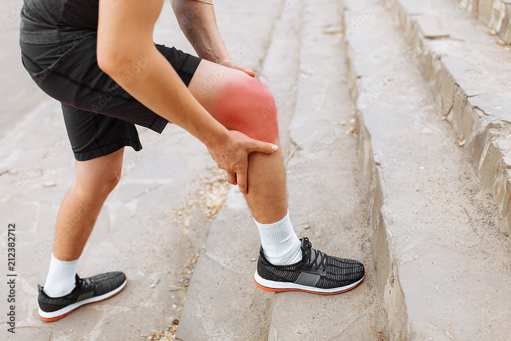 pain in the leg while running, pain in the knee and joints, morning run ...