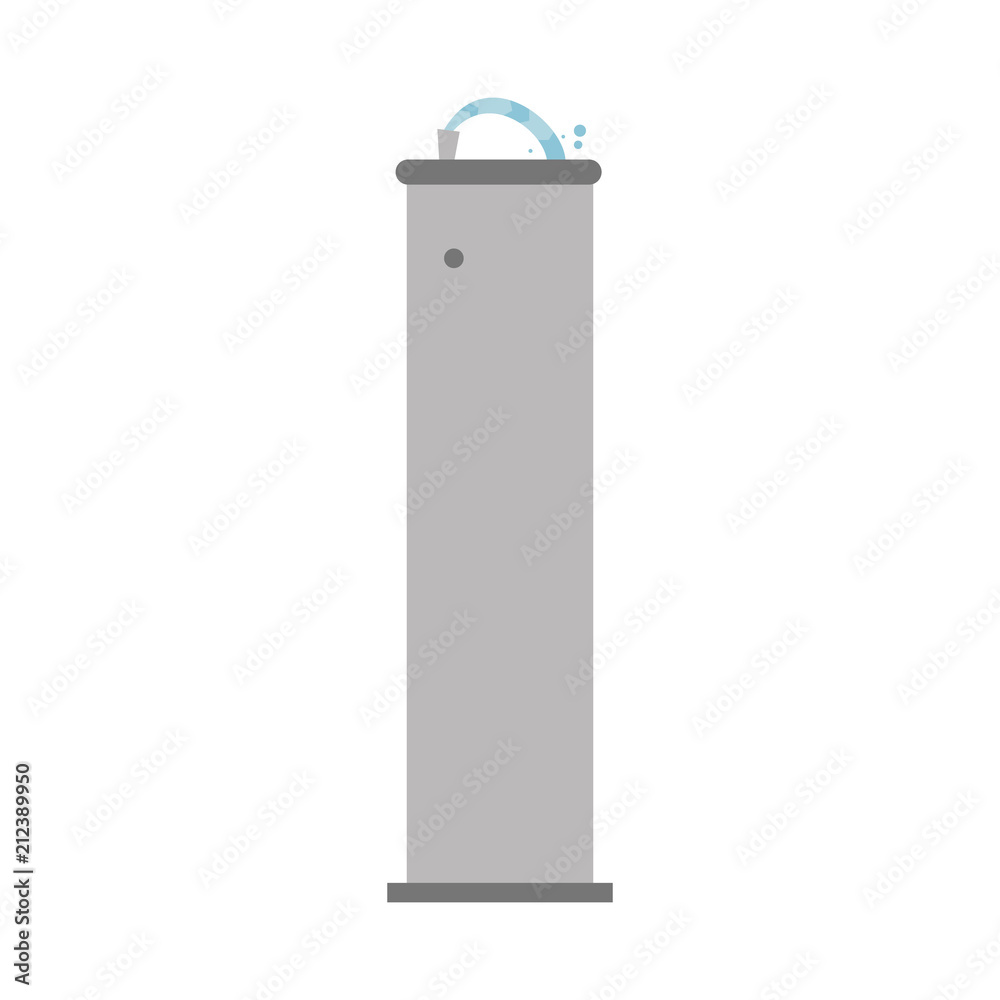 Cute cartoon vector illustration of a drinking fountain Stock Vector ...