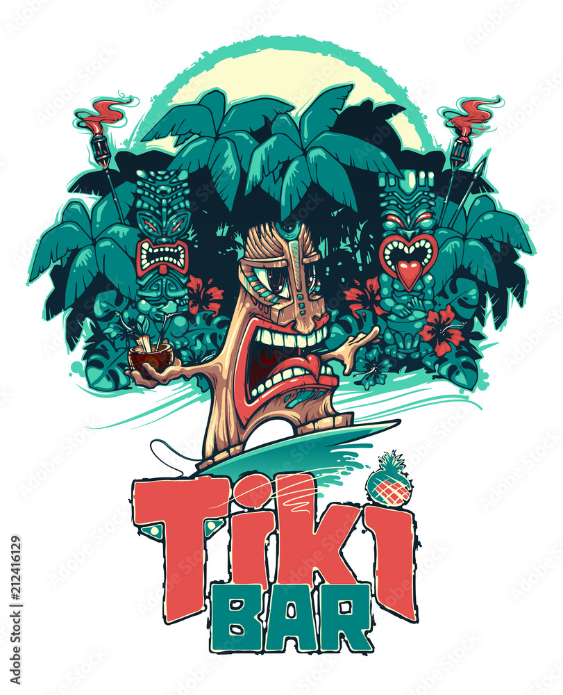 Tiki Bar Vector